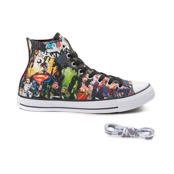 Converse | Shoes | Converse Justice League Hi Sneakers Dc Comics Mens ...